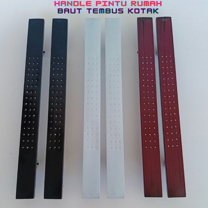 Jual Handle Pintu Minimalis Baut Tembus / Model Kotak 10/40 / Handle ...
