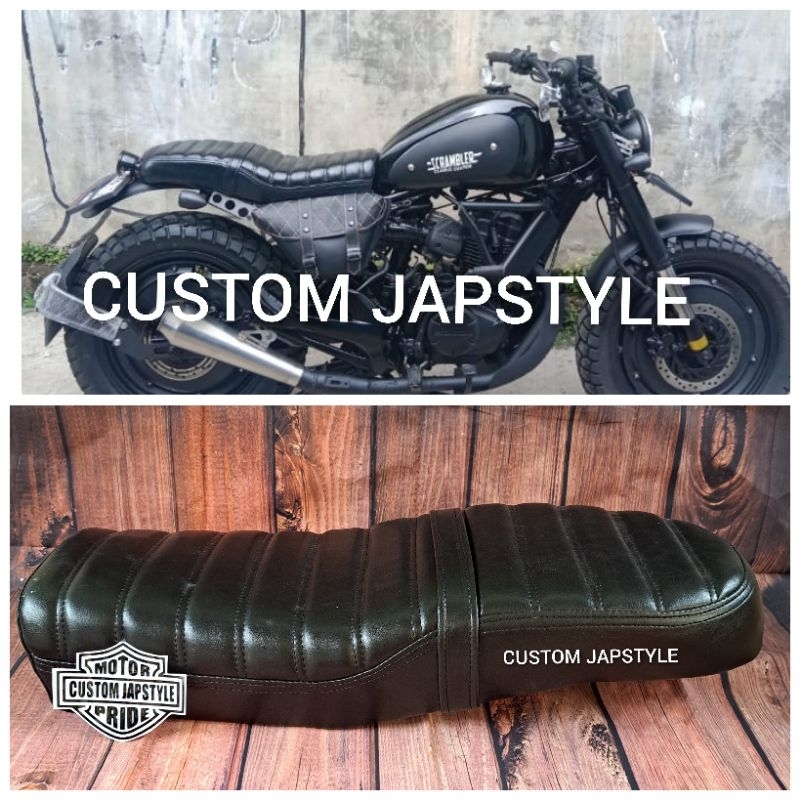 Jual Jok Custom Japstyle model XSR scrambler tracker bratstyle | Shopee ...