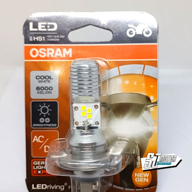 Jual Bolam Bohlam Depan LED - OSRAM HS1/12V | 5/5.5 W - 7285 CW Scoopy Vixion MX-King | Shopee ...