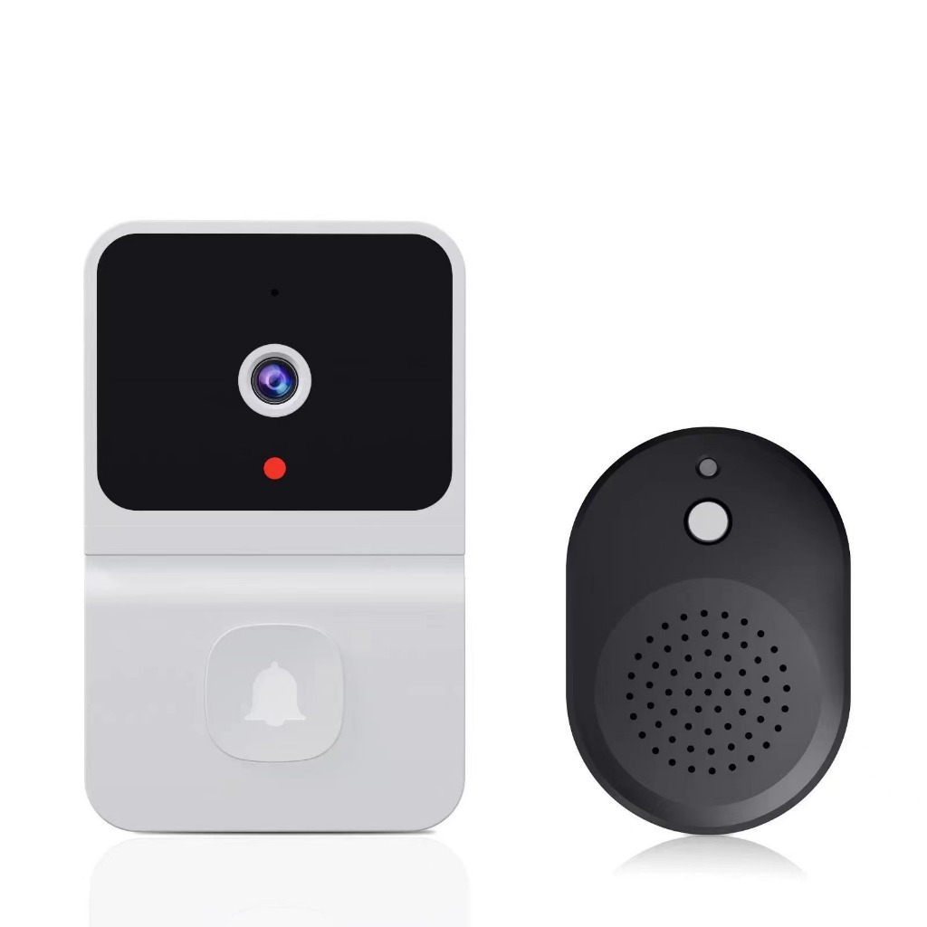 Jual Bell Rumah Wireless Hitam / Bell Rumah Dengan Kamera 1080p / Bell ...