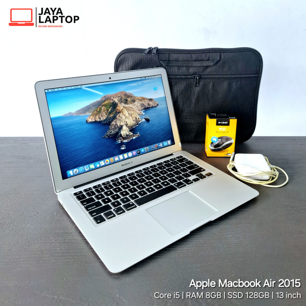 Jual Macbook Air 2015 13 inch Core i5 RAM 8GB SSD 128GB Laptop Second ...