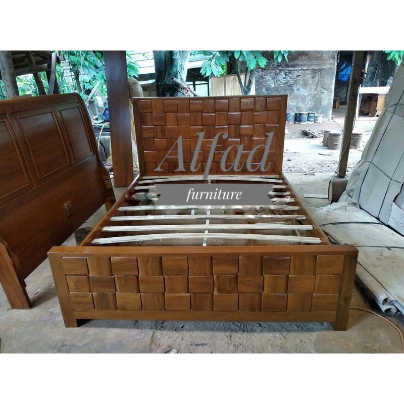 Jual RANJANG BAD DIPAN TEMPAT TIDUR MINIMALIS KAYU JATI | Shopee Indonesia