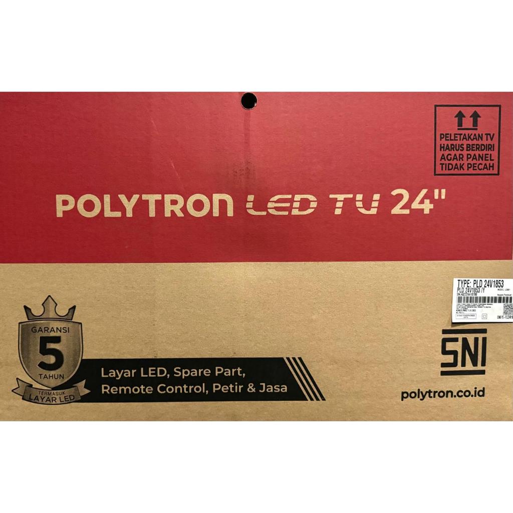 Jual TV POLYTRON LED 24 INCH DIgital | Shopee Indonesia