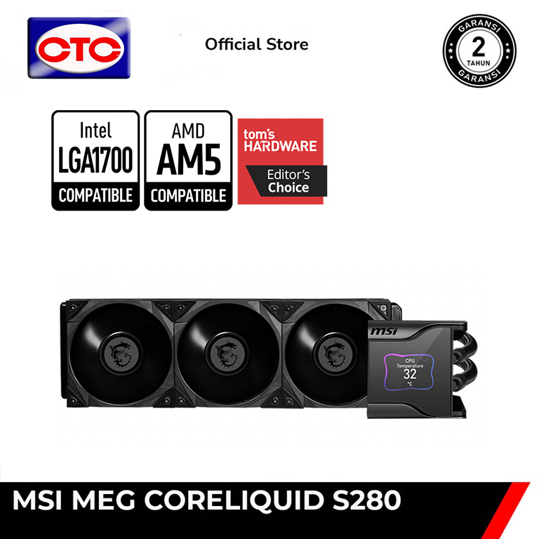 Jual CPU Liquid Cooler MSI MEG CORELIQUID S360 | Shopee Indonesia