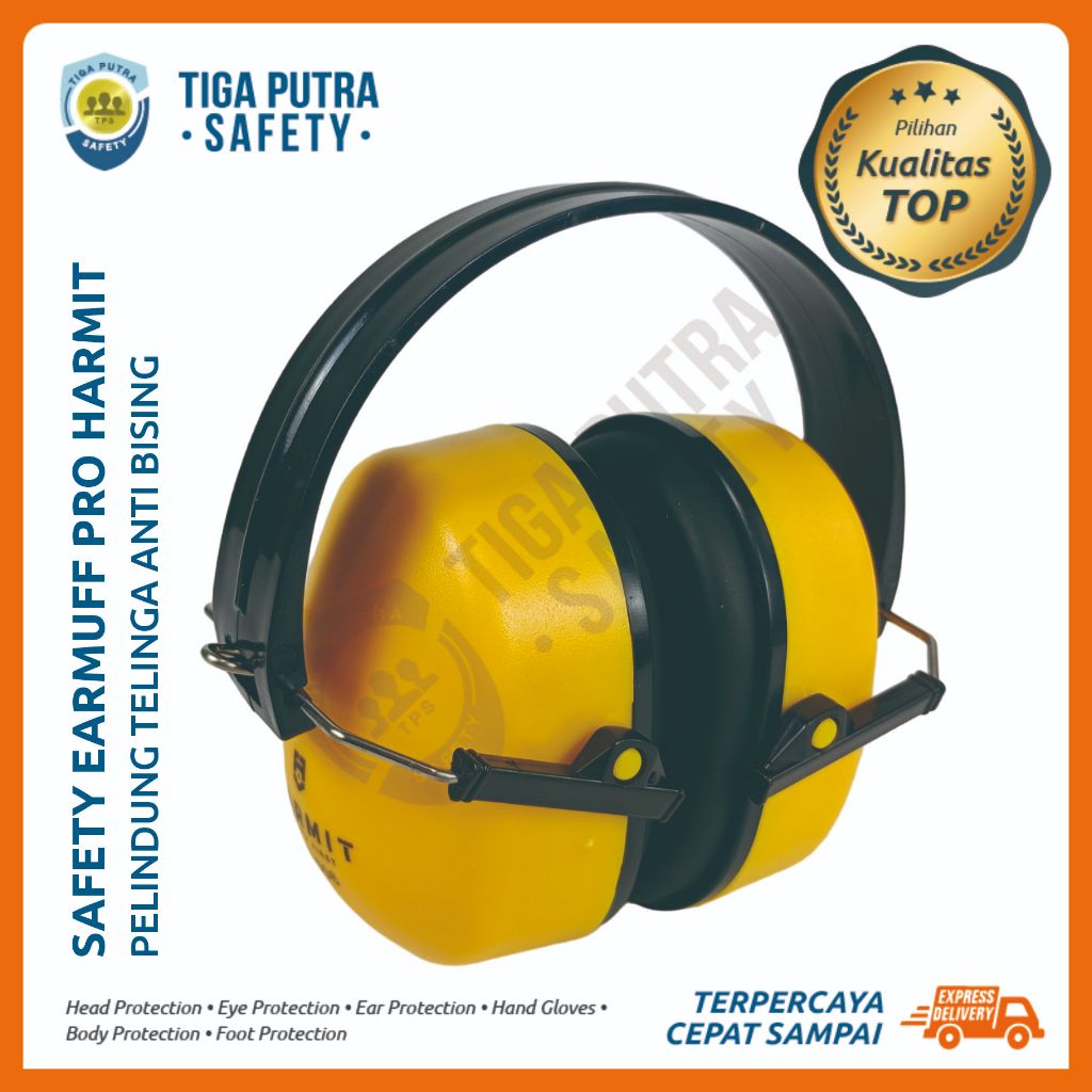 Jual Earmuff PRO Harmit HM-006 Pelindung Telinga Anti Bising Earmuff ...