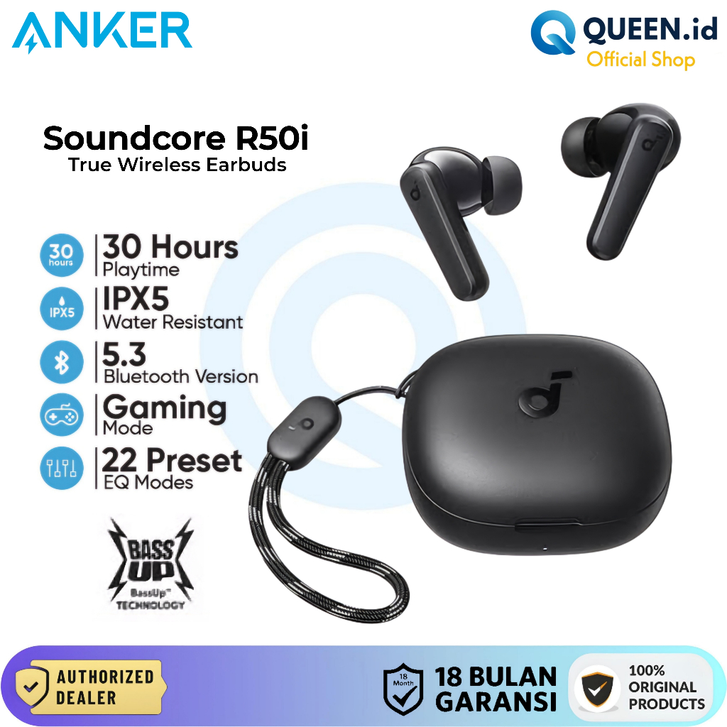 Jual ANKER Soundcore R50i TWS True Wireless Earbuds Headset Bluetooth ...