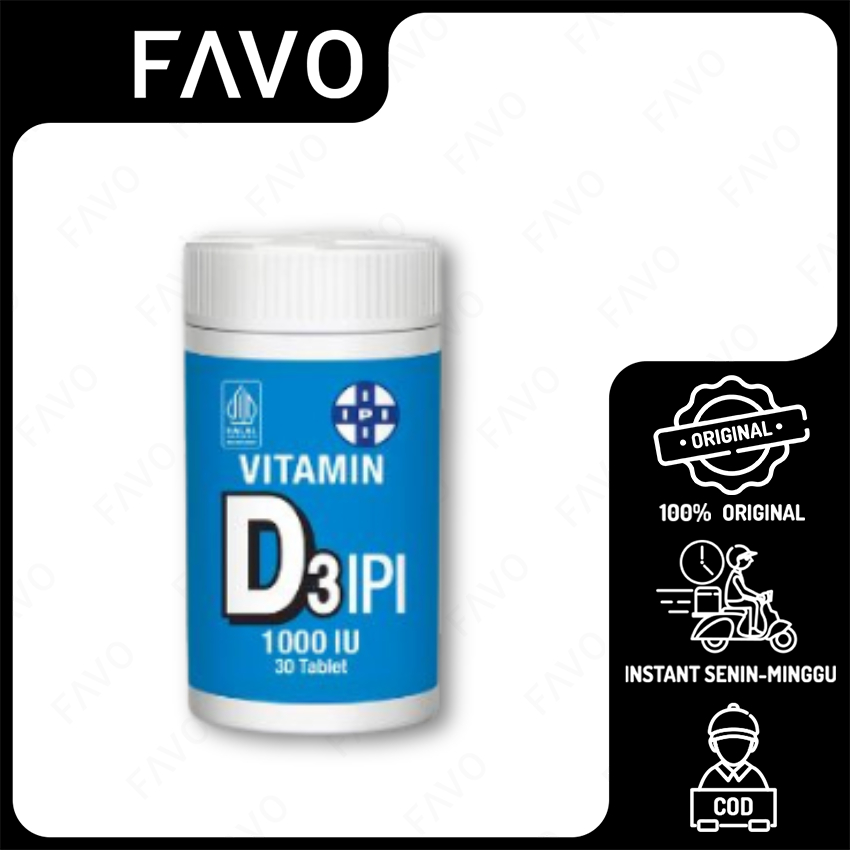 Jual IPI Vitamin D3 1000 IU - 30 Tablet | Shopee Indonesia