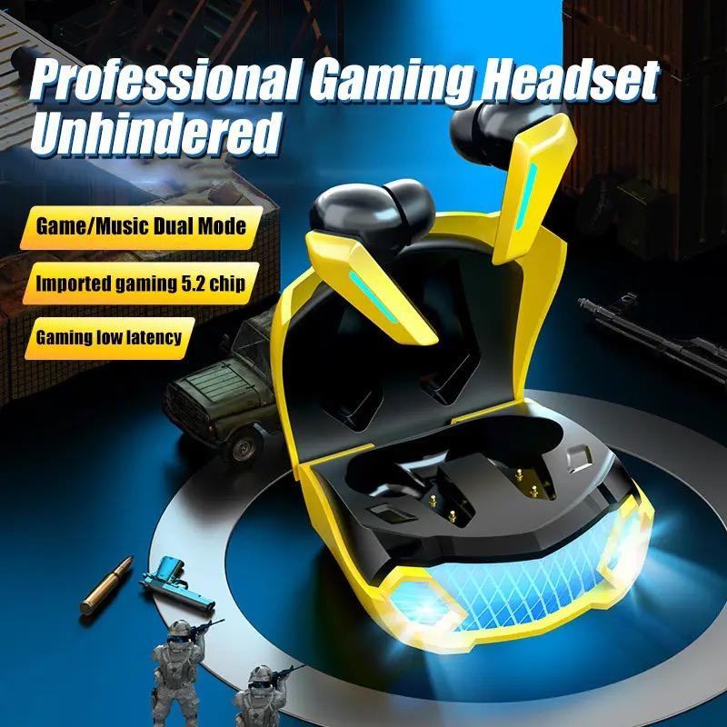 Jual TWS M5 Headset Bluetooth Gaming Wireless Earphone Headset ...