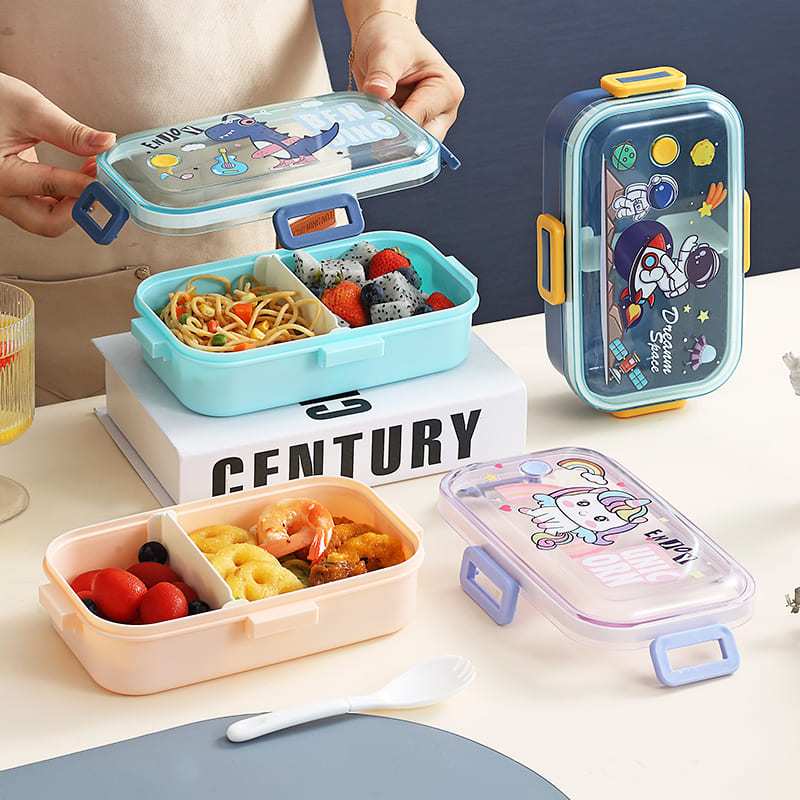 Jual BONBOX Lunch Box Kotak Bekal Anak Makan Siang Anak Lunch Motif Unicorn Karakter Lucu untuk ...
