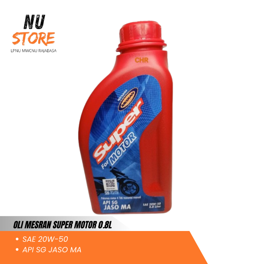 Jual Oli Mesran Super Motor 20W-50 0.8L - Pelumas mesin motor | Shopee ...