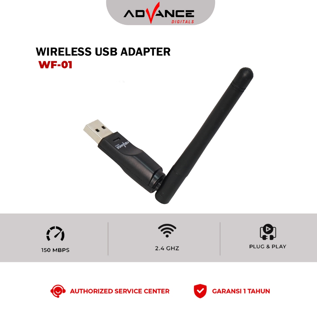 Jual Advance WF-01 USB Dongle Wifi Wireless Adapter Receiver Komputer PC Laptop Set Top Box ...
