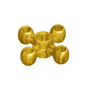 Jual Lego Pearl Gold Part 32072 Technic Knob Cog / Gear / Wheel with ...