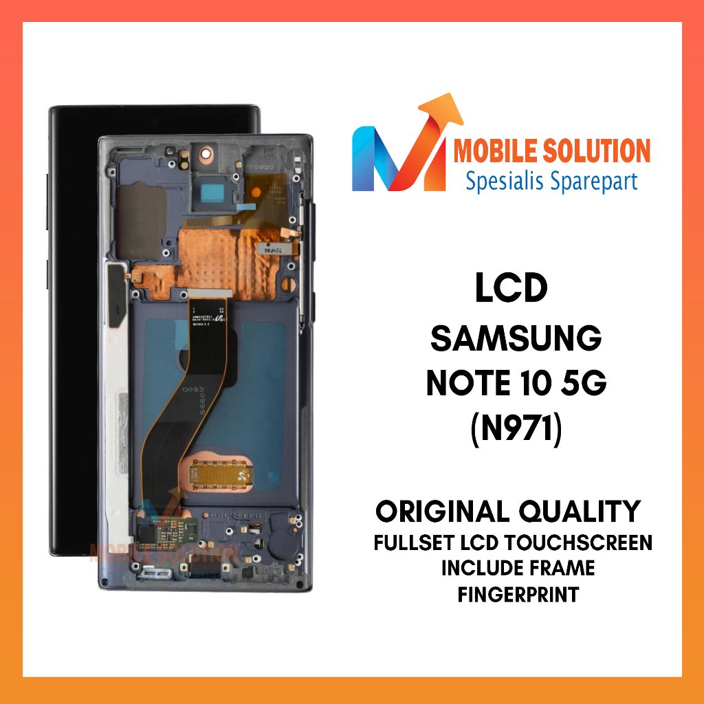 Jual Grosir LCD Samsung Note 10 (5G) N971 Include Frame Fingerprint ...