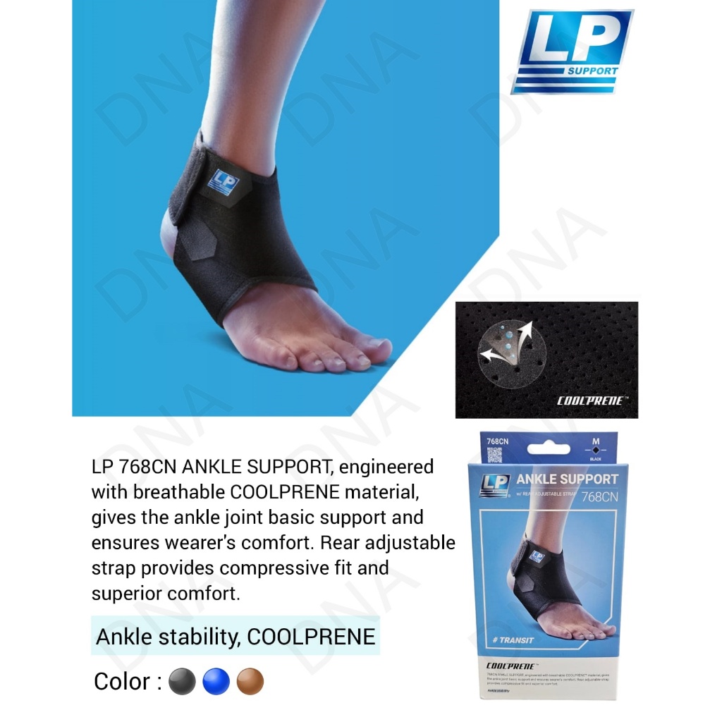 Jual Adjustable Ankle Support LP 768 (Neoprene) / Deker Pergelangan ...