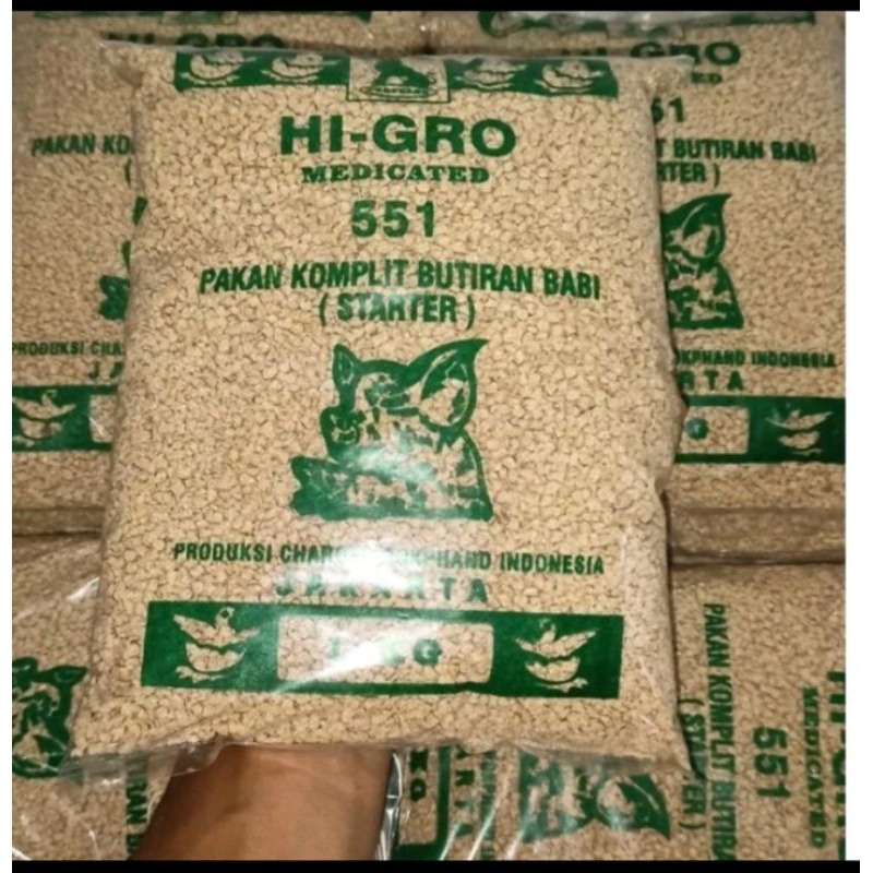 Jual HI GRO 551 PELLET BABI STARTER UNTUK PENGGEMUKAN TERNAK SANGAT ...