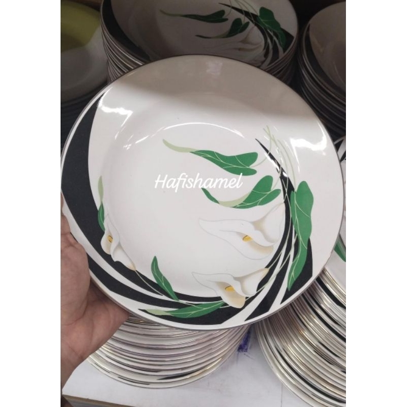 Jual PIRING MAKAN SANGO 9in (harga 12bji)packing dus tebal | Shopee ...