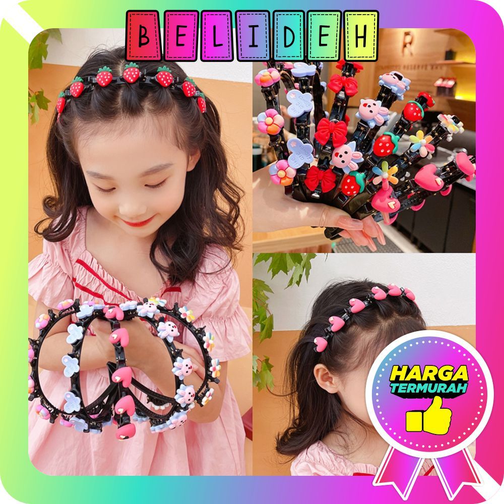 Jual ☛BELIDEH☚ Bando Anak Fashion Korea 2 in 1 Bando dan Jepit Rambut ...