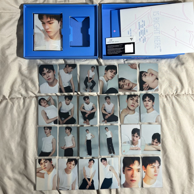Jual booklet binder 17 is right here dear ver vernon / pc photocard svt ...