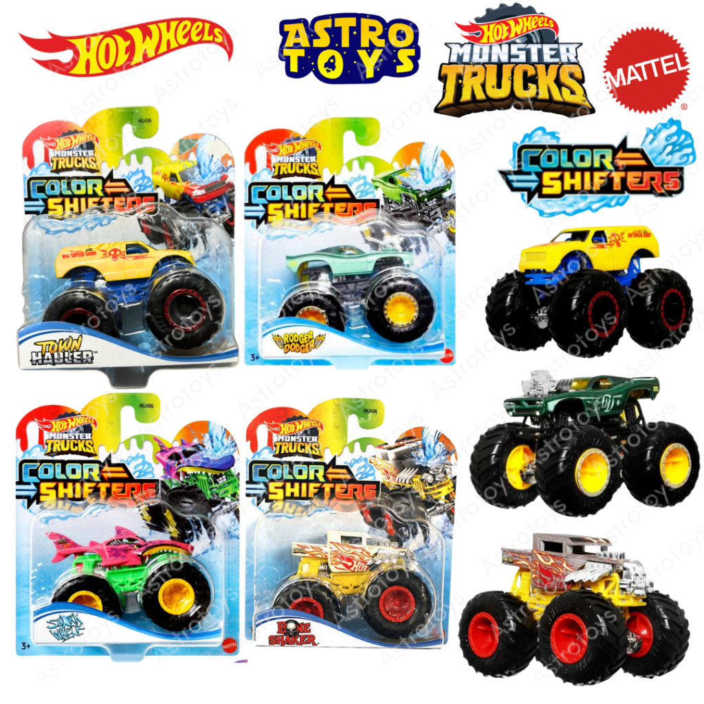 Jual Hot Wheels Monster Trucks Color Shifters Mainan Koleksi Diecast ...