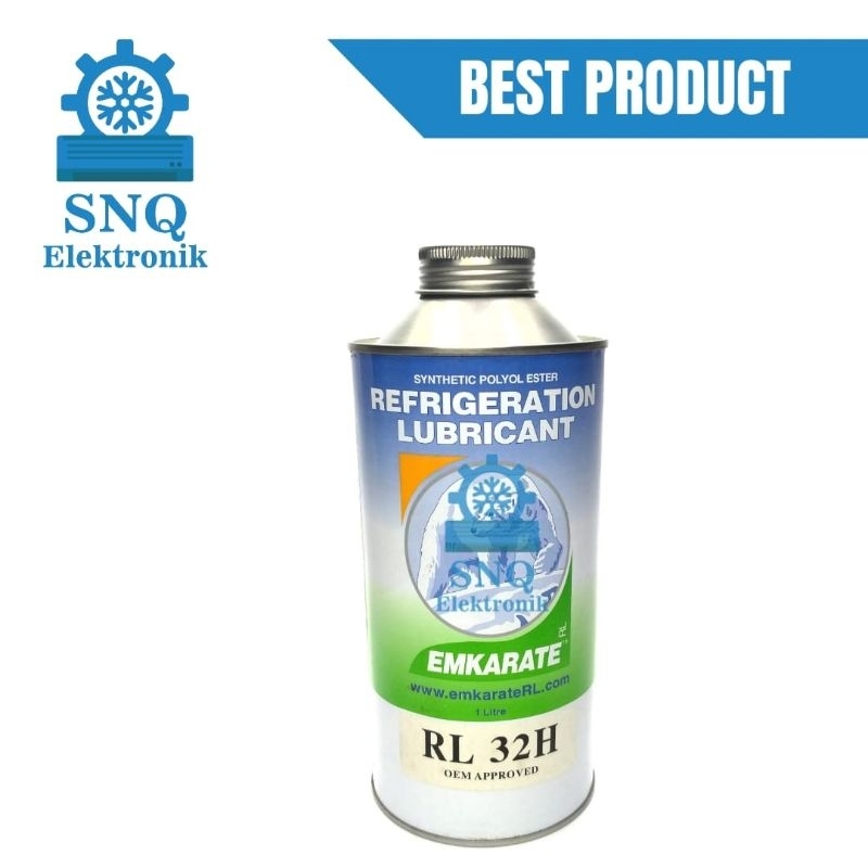 Jual Oli EMKARATE RL32H oli kompresor dengan freon R407C, R404, R32 ...