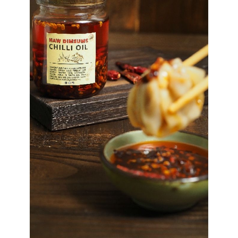 Jual Chili Oil Home Made Halal Garlic Chilli oil || Premium || Minyak ...