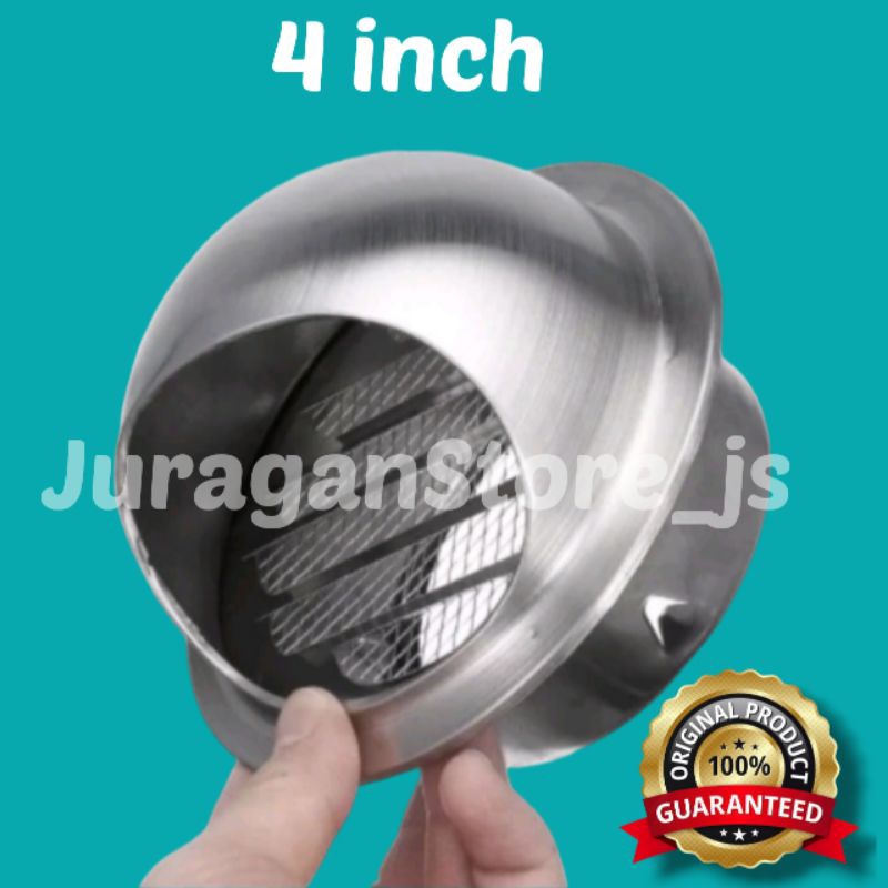 Jual Grill Flexible Duct 4 inch Outdoor inline fan booster exhaust ...