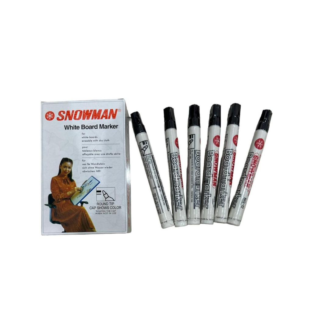 Jual [ 12 Pcs ] Spidol Snowman Whiteboard / Whiteboard Marker Snowman ...