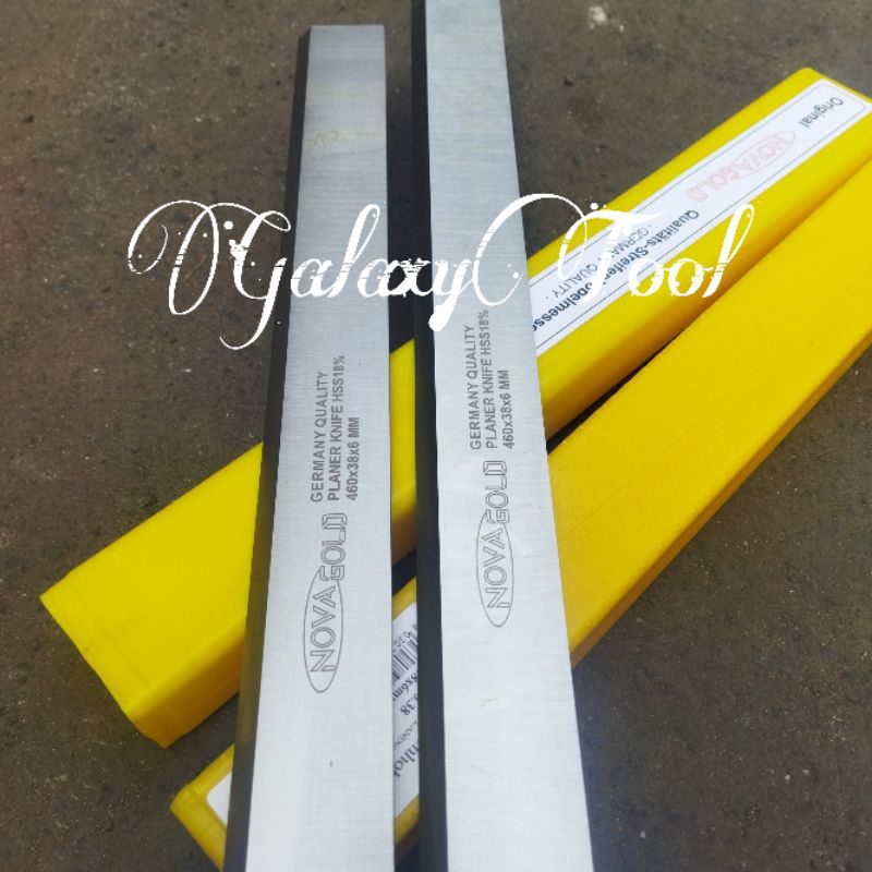 Jual Mata pisau planer Nova Gold HSS 460 x 38 x 6 mm pisau serut kayu ...