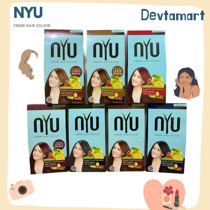 Jual NYU hair colour - NYU PEWARNA RAMBUT NyU cat rambut vitamin rambut ...