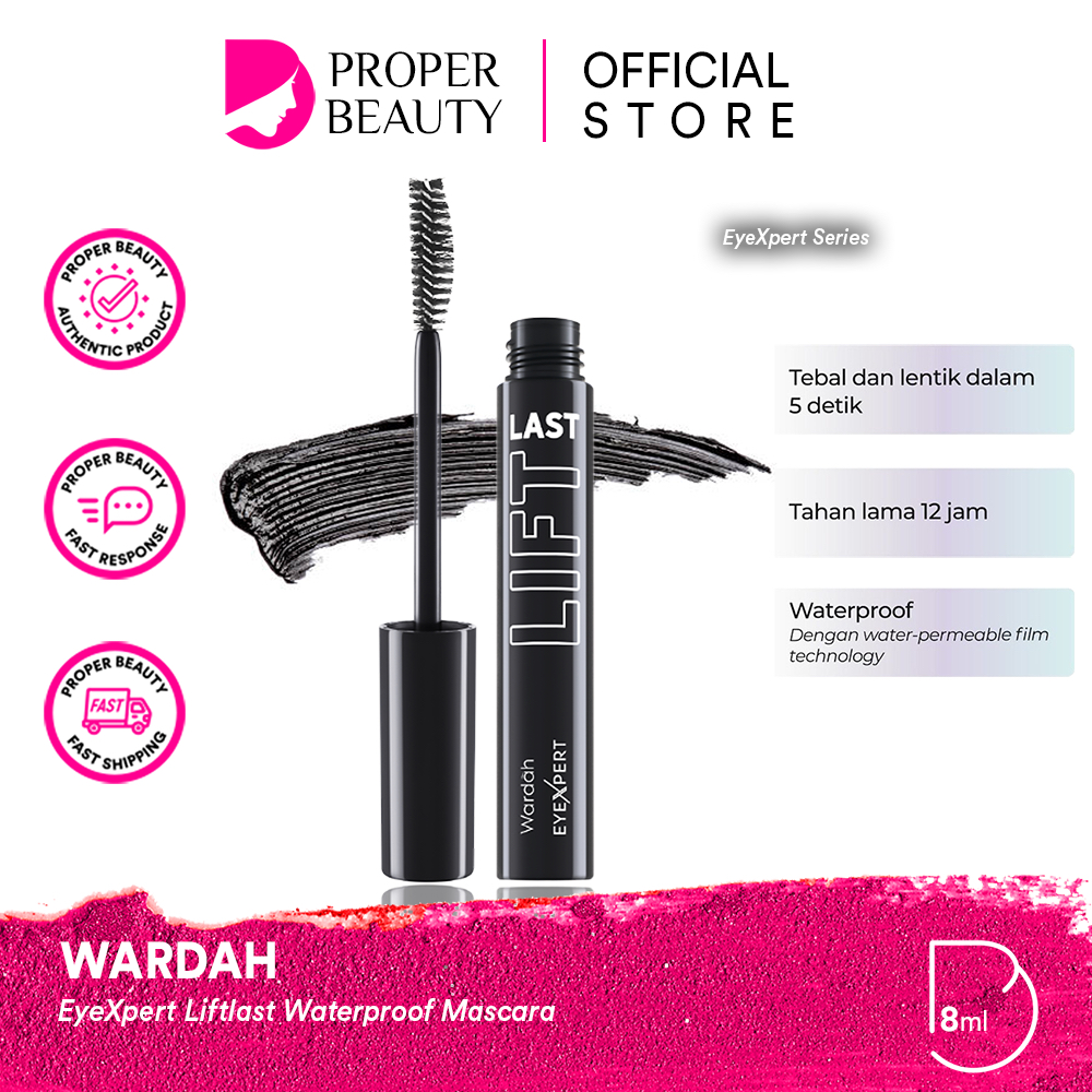 Jual WARDAH EyeXpert Liftlast Waterproof Mascara Indonesia / Maskara ...