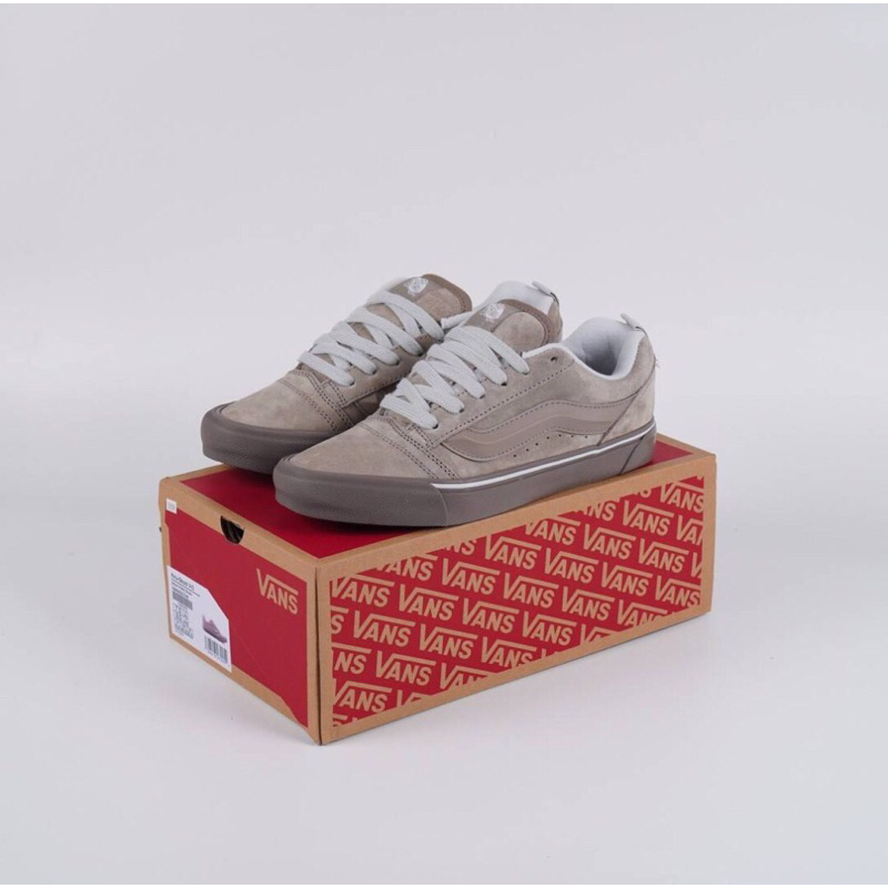 Jual Sepatu Vans Knu Skool Grey | Shopee Indonesia