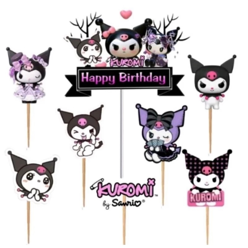 Jual TOPER KARAKTER CINAMOROL ATAU KUROMI TOPER TUSUK MURAH/HIASAN KUE ...