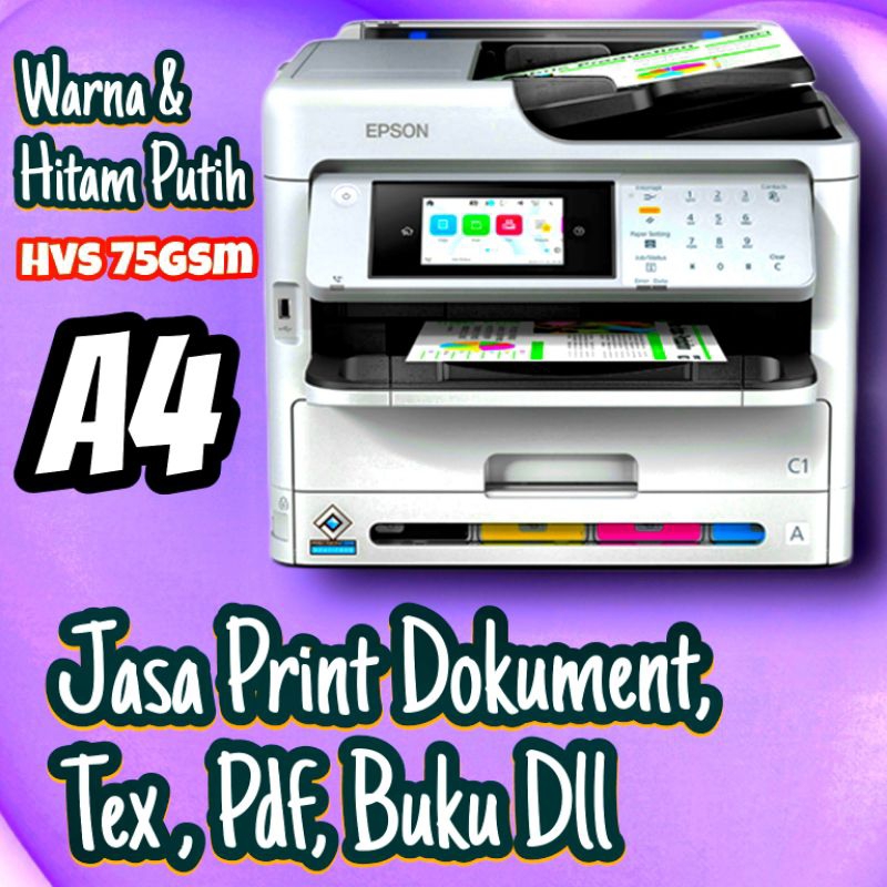 Jual Jasa Print Hvs A4, Dokument, Tugas, Buku, Dll | Shopee Indonesia