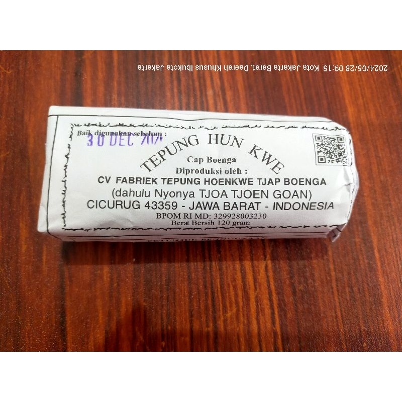 Jual TEPUNG HUN KWE CAP BOENGA (ASLI) 100 gr | Shopee Indonesia