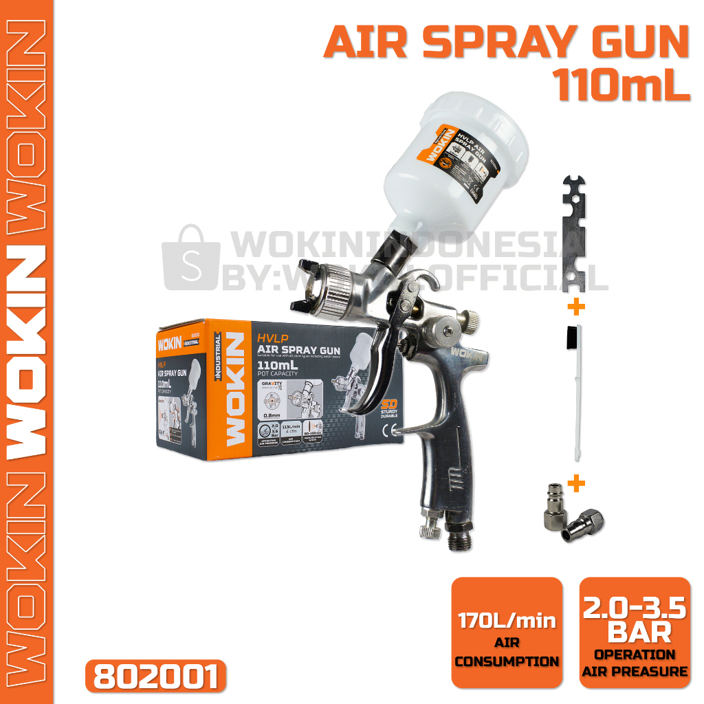 Jual Hvlp Mini Air Spray Gun 110ml / Semprotan Cat Air Mini 110ml ...