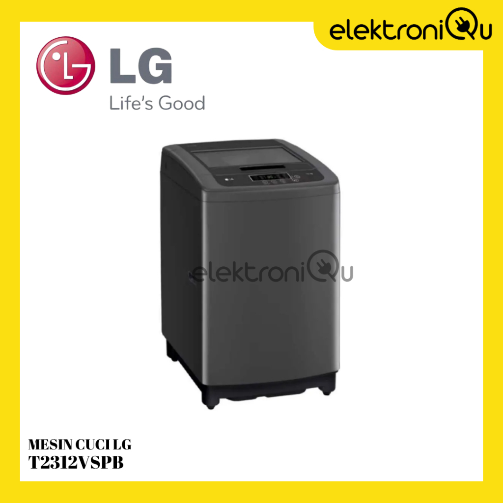 Jual Mesin Cuci LG T2312VSPB 1 Tabung Top Loading 12 Kg Smart Inverter ...