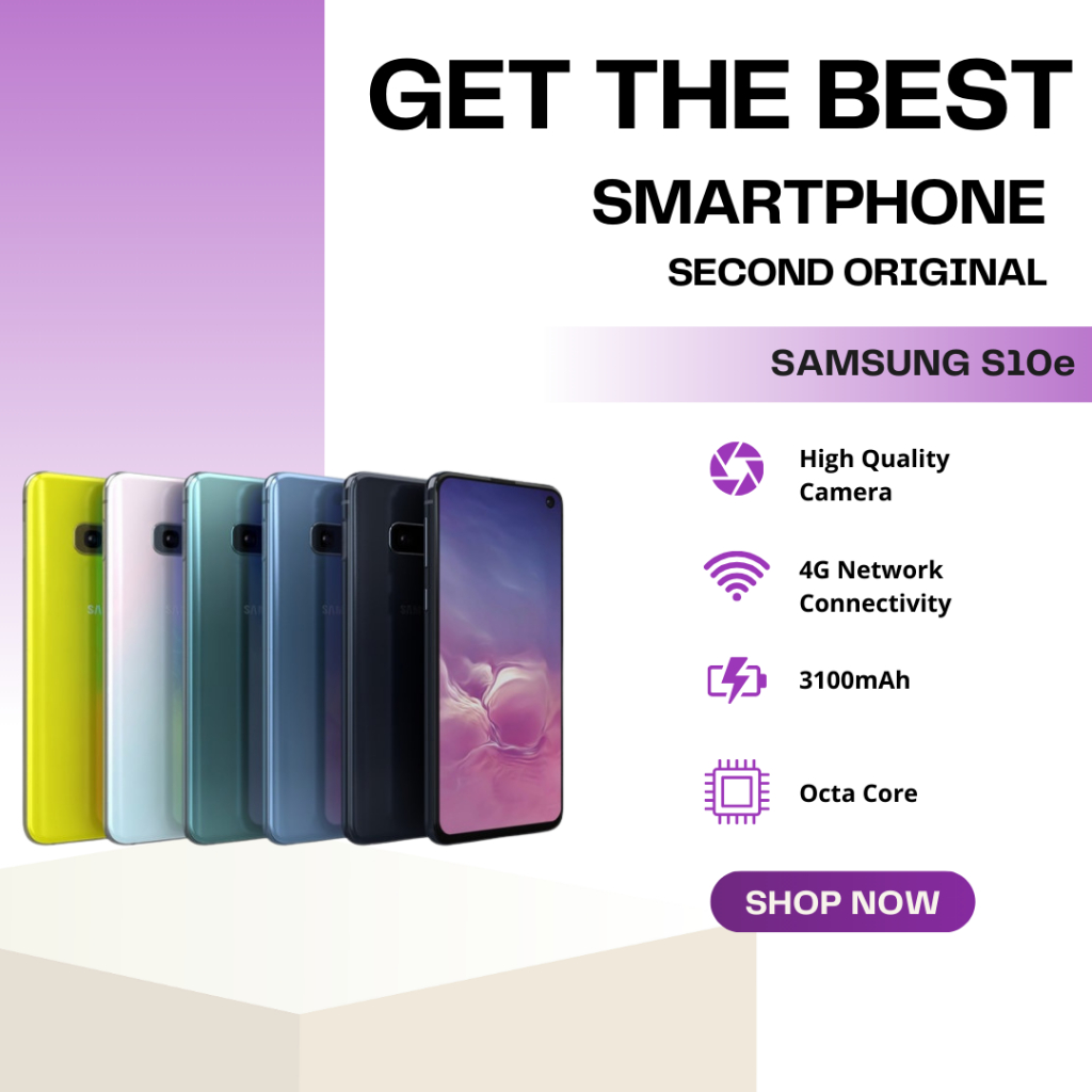 Jual Samsung Galaxy S10E 6/128GB [ SINYAL PERMANEN] GOOD CONDITIONS Second BEKAS ORIGINAL 100% ...