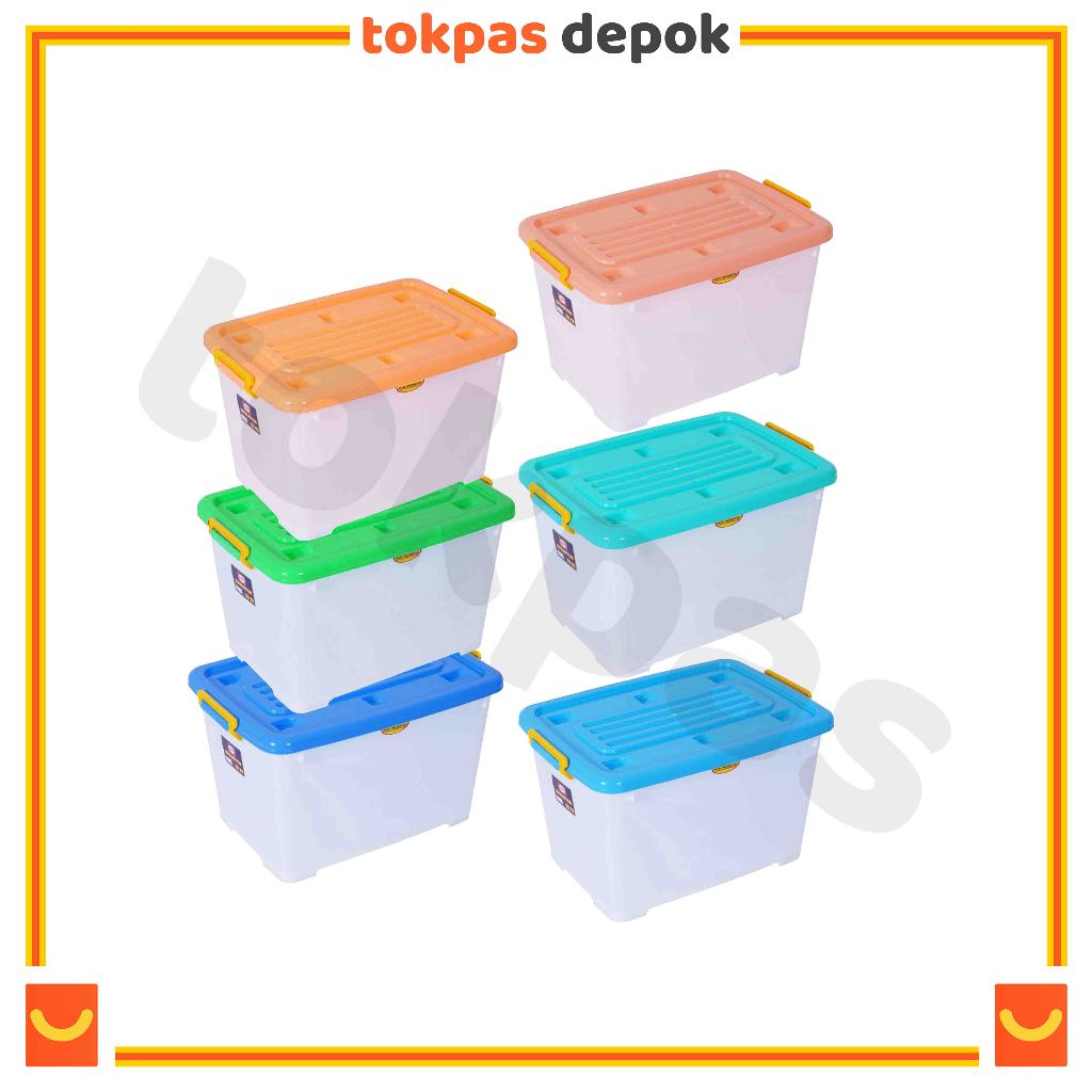 Jual KHUSUS GOSEND/GRAB Container Box Roda Sprinter CB 82 L Kotak ...