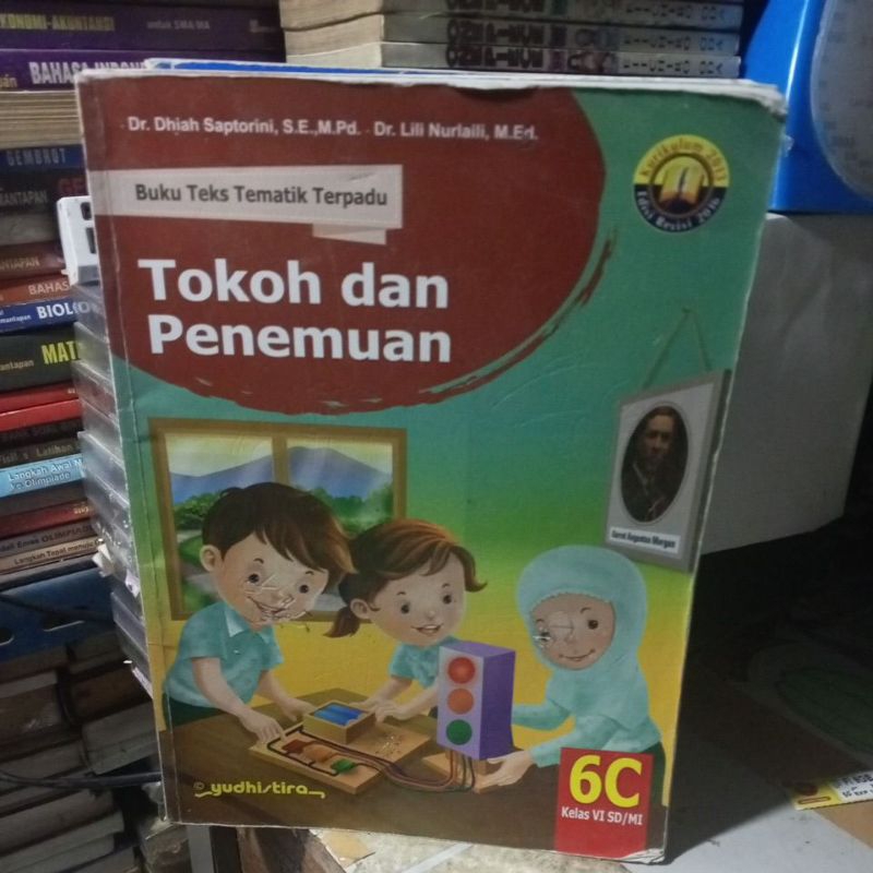 Jual BUKU TEKS TEMATIK TERPADU UNTUK SD KELAS 6 TEMA 6C (TOKOH DAN PENEMUAN) REVISI K13 PENERBIT ...