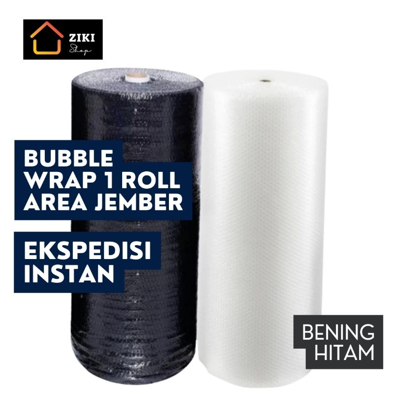Jual Bubble Wrap Roll Hitam Pitih Jember/ Bubblewrap Jember Hitam Putih ...
