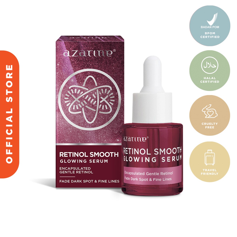 Jual MSBB - Azarine Retinol Smooth Glowing Serum 20ml | Shopee Indonesia