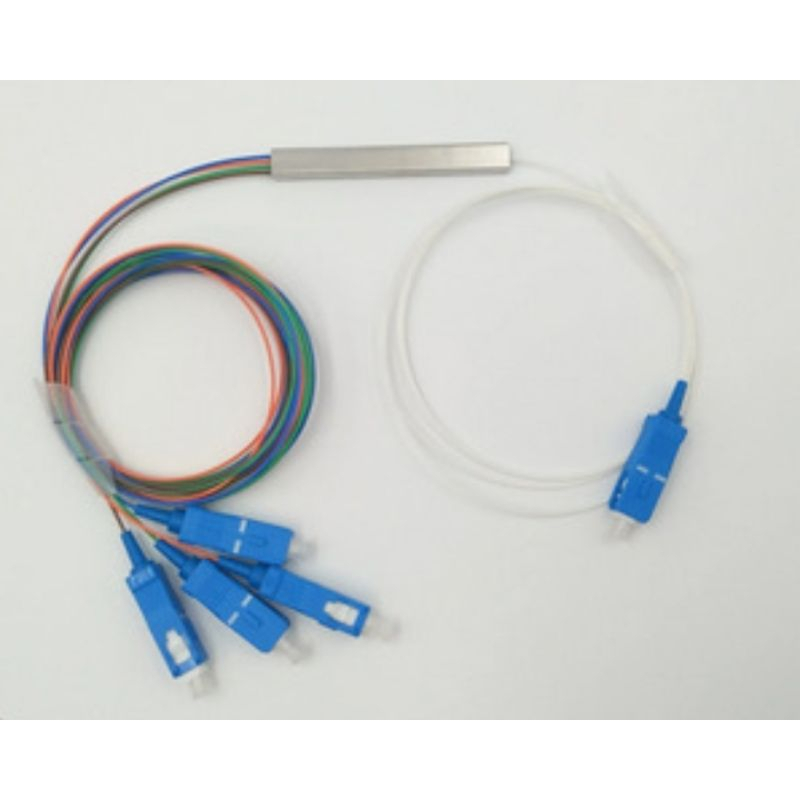 Jual Fiber Optic / FO Passive Splitter / PLC Splitter 1:4 SC UPC ...