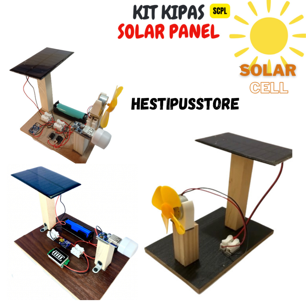Jual DIY BAHAN EDUKASI PEMBANGKIT LISTRIK TENAGA MATAHARI solar cell ...