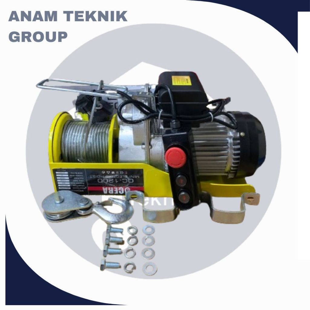 Jual Mesin Hoist Electric / Katrol Listrik 1200 x 20 M Seling Baja ...