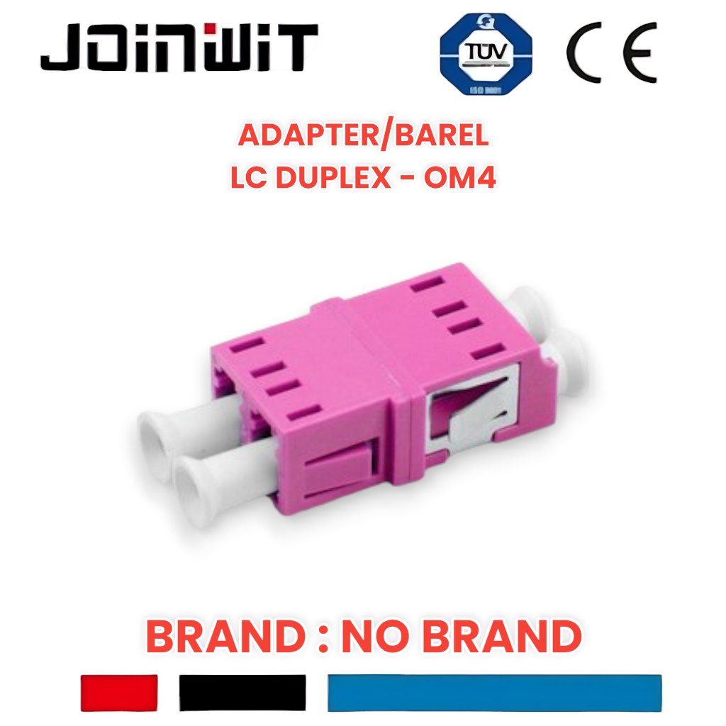 Jual Adapter LC DUPLEX sambungan OM4 Duplex adaptor barel lc sambungan ...