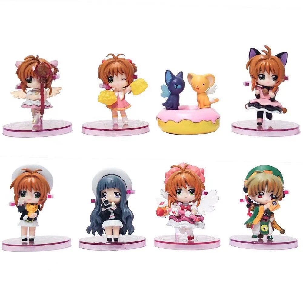 Jual Action Figure CardCaptor Sakura 5-7CM Figure Card Captor Sakura ...