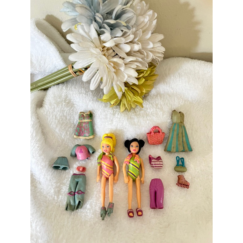 Jual Polly Pocket Fashion Swim Party Polly & Ana 17 Polly Stretch 2002 ...