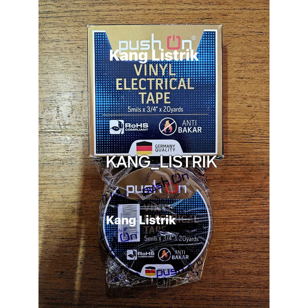 Jual Isolasi Listrik PUSH ON 3/4" x 20 Yards / Isolasi Listrik PUSHON ...