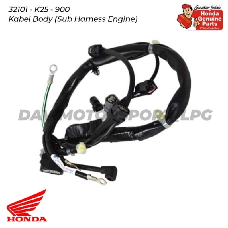 Jual SUB HARNESS ENGINE 32101-K25-900, kabel box skring beat 2014-2015 ...