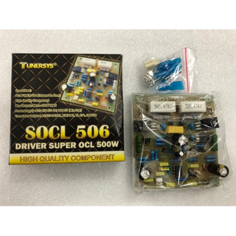 Jual KIT Driver SOCL 506 Fiber 500 Watt Tunersys | Shopee Indonesia
